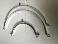 China Compact Structural Industrial Hose Clamps With M8 / M10 Nut Connection 20 mm Bandwidth for sale