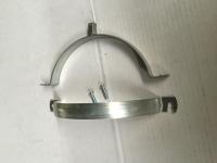 China 25 mm Bandwidth Stainless Steel Hose Clips , M8 / M10 Nut Heavy Duty Large Hose Clamps for sale