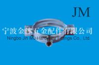 China Standard Pipe Fitting Clamps With M6 x 25 Locking Screw Size 72 mm - 76 mm Diameter for sale