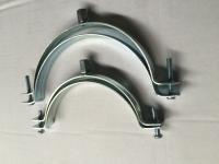 China Short Tonque Riser Pipe Fitting Clamps With carbon steel / Metal ,  M8 / M10 Nut Connect for sale