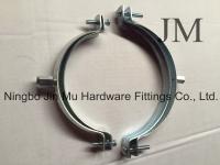 China Adjustable Pipe Fitting Clamps With Zinc Plated , Diameter 110 mm - 115 mm for sale