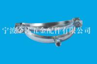 China 20 mm Bandwitch Stainless Steel Pipe Clamps , 4 1 / 2 Inch Clamp On Pipe Fittings for sale