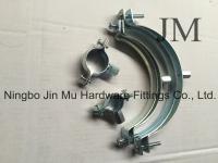 China Sanitary Pipe Clamp Fittings With 8 - 10 Micron Thick Electro Galvanized for sale