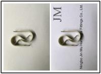 China 8 mm Screw Hole Diameter R Type Wire Rope Clamp With Galvanized Iron Material for sale