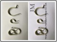 China Galvanized Iron R Type Cable Clamp For Gas Distribution Pipe 9 mm ~ 50 mm Size for sale