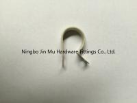 China R Type Cable Hose Clamp With Galvanized Iron Material , High Temperature Resistance for sale