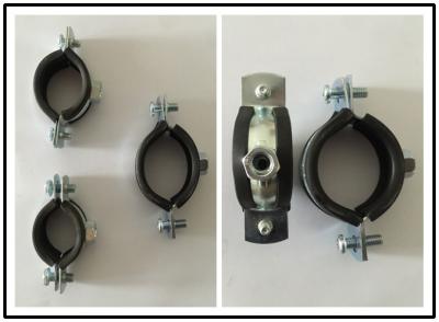 China 8 Inch Galvanized Steel Tubing Support Clamps ，Adapt the size of the pipeline for sale