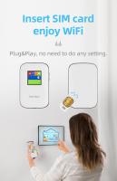 China 2700mAh-3000mAh Mobile 4G Router With Screen Black Unlocked for sale