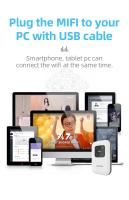 China 3G 2G Pocket 4G WiFi Router With SIM Card Slot For Telecom Operator for sale