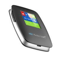 China 3000mAh Pocket WIFI Hotspot Mobile 4G Router With Screen Black Unlocked for sale