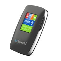China 3000mAh Pocket WIFI Hotspot Mobile 4G Router With Screen Black Unlocked for sale
