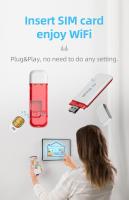 China CPE Mobile Wireless LTE USB 4G Sim Dongle Pocket Hotspot for sale