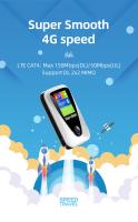 China Pocket Mobile 4G Lte MiFi Router Signal Amplifier SIM Card Micro USB for sale