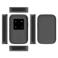 China Unlocked 4G Lte MiFi Router With LED Lights SIM Card Black for sale