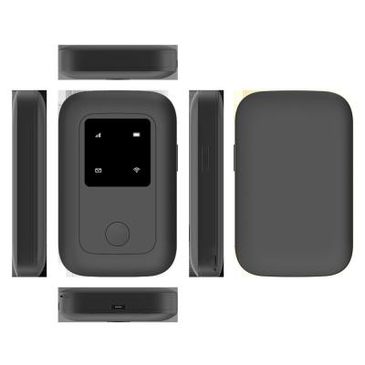 China Unlocked 4G Lte MiFi Router With LED Lights SIM Card Black for sale