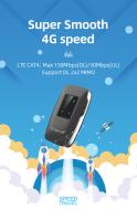 China Travel Mobile 4G Router 3000mAh WiFi Router With Sim Card Slot Unlocked for sale