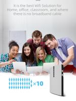 China High Speed 150Mbps Mobile Hotspot 4G Lte Router For Travel 2100mAh Battery for sale