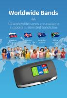 China 2700mAh-3000mAh 4G Lte MiFi Router 150Mbps 4G Mobile WiFi Hotspot 15 Devices With LCD Screen for sale