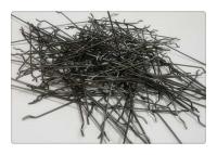 China Q195 Concrete Micro Steel Fiber Cold Drawn Wire Loose Hooked End Reinforcement 0.6mm 30mm for sale