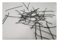 China Reinforced Concrete Loose Hooked Ends Steel Fiber 60mm Length 1000MPa Tensile Strength for sale