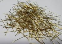 China Copper Coated Micro Steel Fiber 0.22mm Diameter 13mm Length for UHPC Concrete Reinforcement for sale