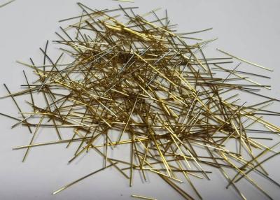 China Copper Coated Micro Steel Fiber 0.22mm Diameter 13mm Length for UHPC Concrete Reinforcement for sale
