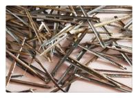 China Heat Resistant 446 Stainless Steel Fiber 0.5mm x 25mm for Refractory Components for sale