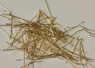 China Copper Coated Hooked Micro Steel Fiber 0.2mm 13mm for UHPC Concrete Reinforcement for sale