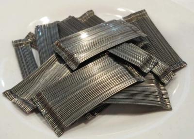 China End Hooked Glued Steel Fiber 0.9mm 60mm for Concrete Reinforcement in Road and Building Construction for sale