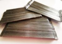 China Glued Hooked End Carbon Steel Fiber 60mm Length 1mm Diameter High Tensile Strength for Industrial Flooring for sale