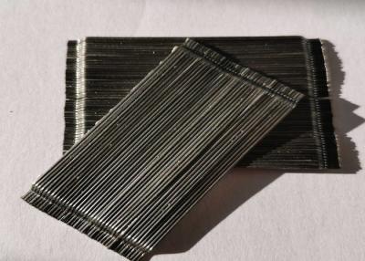 China Low Carbon Concrete Steel Fiber 1300 Mpa Anti Fatigue End Hook Steel Fiber 60mm Length for sale