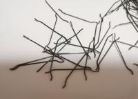 China 50/50 Hooked End Steel Fiber 1mm Diameter 50mm Length Concrete Reinforcement for sale