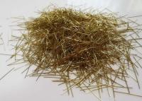 China Copper Coated Steel Fiber 0.2mm x 6mm 30 Aspect Ratio Concrete Reinforcement for sale