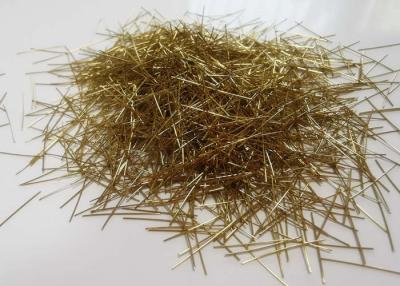 China Copper Coated Steel Fiber 0.2mm x 6mm 30 Aspect Ratio Concrete Reinforcement for sale
