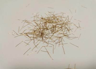China 0.2*6mm Concrete Micro Steel Fiber 2500Mpa Copper Wire Material for sale