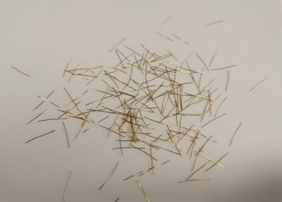 China Copper Coated Micro Steel Fiber 2500MPa Tensile Strength for Concrete Slab Reinforcement for sale