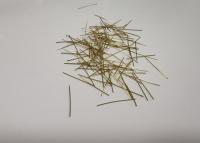China Copper Coated Micro Steel Fiber 6mm 13mm 2500MPa for Concrete Reinforcement for sale