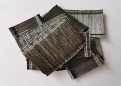 China SFRC Glued Steel Fiber Deformed Shape 1250Mpa ASTM A 820 Standard 60mm Length 1mm Diameter for sale