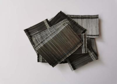 China Glued Steel Fiber 80/60 Endhooked Smooth Surface 20kgs Bag High Tensile Strength 1100MPa for sale