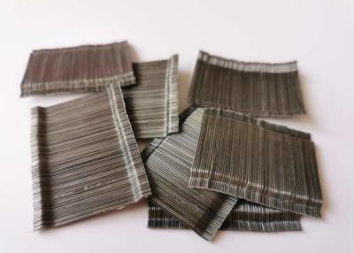 China Glued Hooked End Concrete Steel Fiber for sale