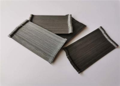 China Glued Hooked End Steel Fiber 60mm Length 1100MPa Tensile Strength for Concrete Reinforcement for sale