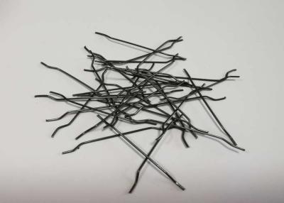 China 30mm Hooked Steel Fiber 0.6mm Diameter 1100MPa Tensile for Hydro Power Station for sale