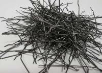 China 35mm Hooked Ends Steel Fiber 0.75mm Diameter 1000MPa Tensile Strength for Concrete Reinforcing for sale