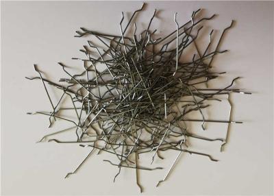China Hooked End Deformed Steel Fiber 0.4mm x 25mm for Concrete Reinforcement Shotcrete for sale