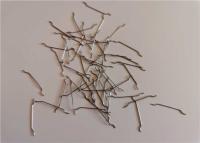 China 0.5mm x 30mm 3D Deformed Concrete Steel Fiber for Hydropower Station Reinforcement for sale