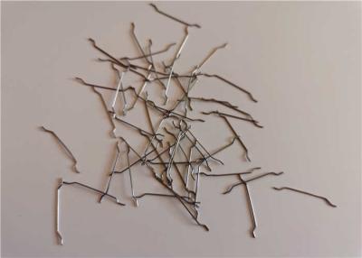 China 0.5mm x 30mm 3D Deformed Concrete Steel Fiber for Hydropower Station Reinforcement for sale