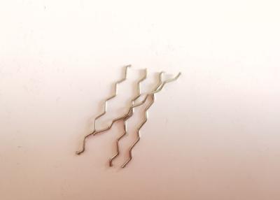 China Q195 Waved Steel Fiber 25-60mm Length Cold Drawn Material 1100MPa Tensile Strength for sale