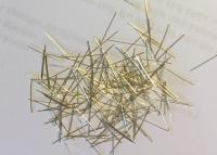 China Copper Coated Micro Steel Fiber 13mm Length 2500MPa Tensile Strength for Shotcrete for sale