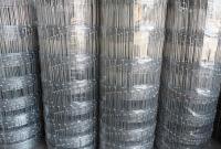 China 50m Farm Galvanized Steel Field Fencing 2.5mm Edge Wire Mesh for Cattle Sheep for sale