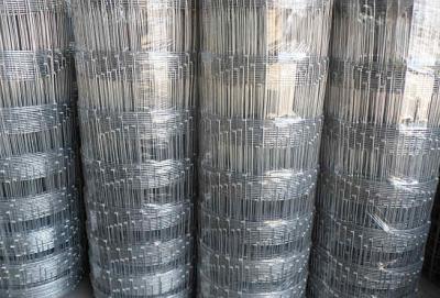China 50m Farm Galvanized Steel Field Fencing 2.5mm Edge Wire Mesh for Cattle Sheep for sale